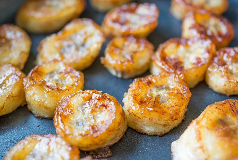 Recette facile de bananes frites au miel