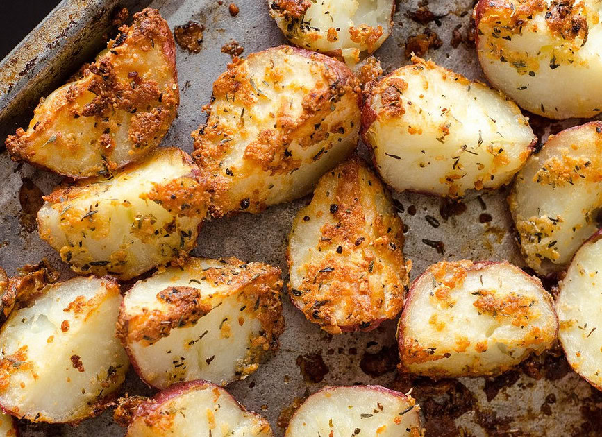 Recette facile de patates rouges rôties aux herbes