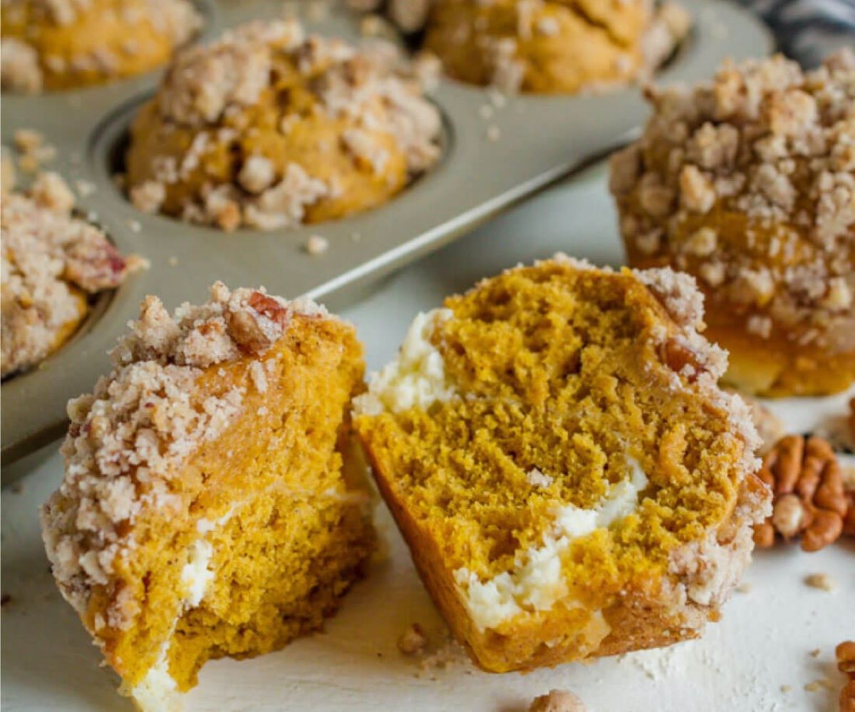 Recette de muffins citrouille et fromage à la crème (style Tim Horton)